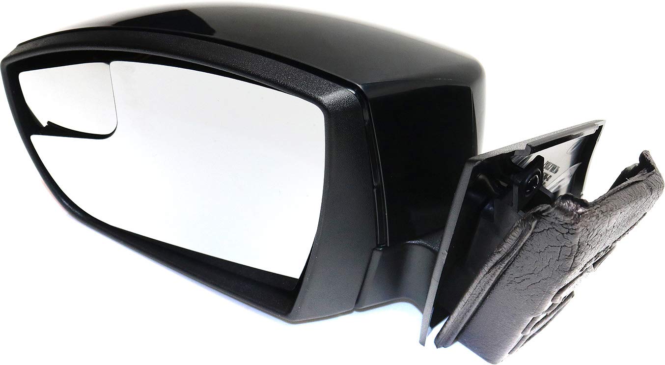 Kool Vue Driver Side Power Non-Heated Mirror for Ford Focus 2012-2014 With Signal Light & Spotter Glass; Without Puddle Lamp Paintable 4-Door, Hatchback