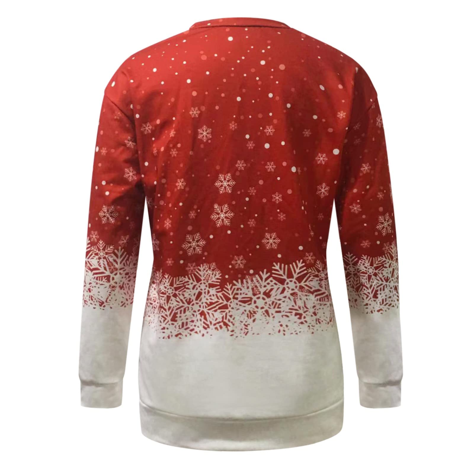 Women Hoodies Pullover Trendy Hoodies Pullover Oversized Long Sleeve Tees Lightweight T Shirt Hoodies Baseball T-Shirt Red
