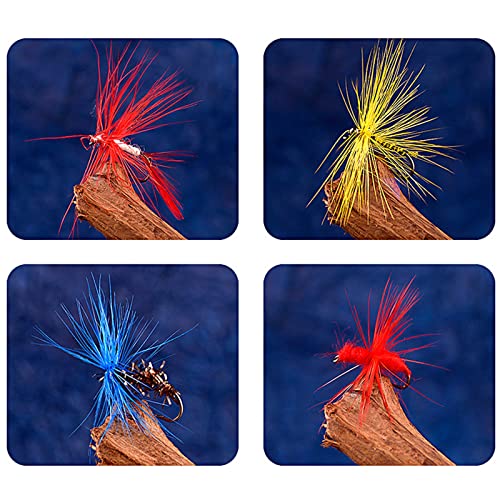 Smalibal Artificial Bait Small Size Realistic Easy to Use Fly Lures with Crank Hook Fishing Tool Fishpond Supplies B