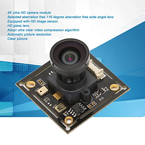 USB Camera Module, Mini Camera Board 8MP Plug and Play Portable PCB for Meeting
