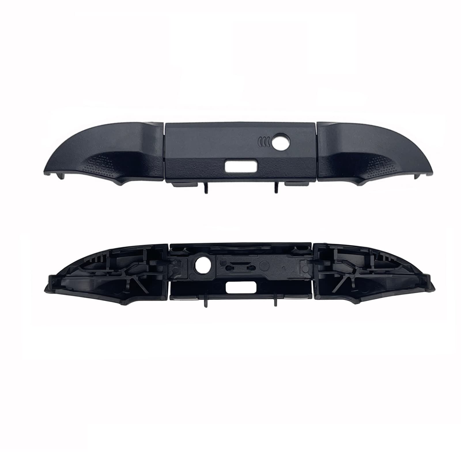 Onyehn 2 Sets LB RB Bumpers Shoulder Trigger Buttons and Top Middle Bracket Replacement w/Screwdriver Tool for Xbox Series S & for Xbox Series X Controller (Black)