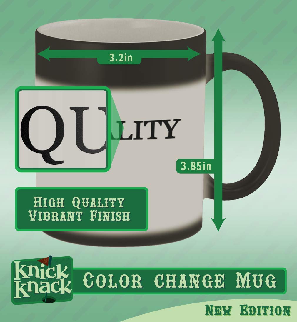Knick Knack Gifts got officiant? - 11oz Magic Color Changing Mug, Matte Black