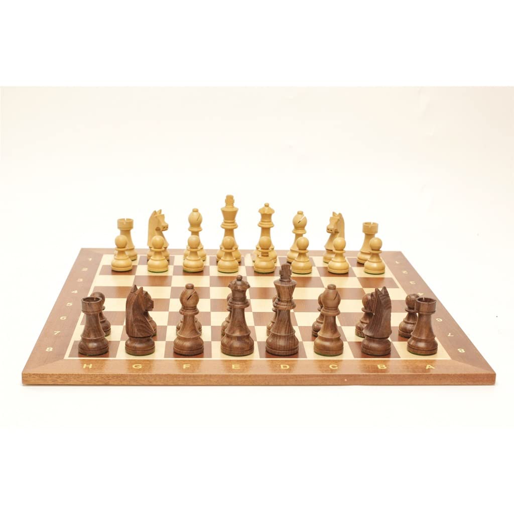 Portable Chess Set Wooden Chessboard Set with Handcrafted Chess Pieces Chess Board Game Sets for Adults Gift