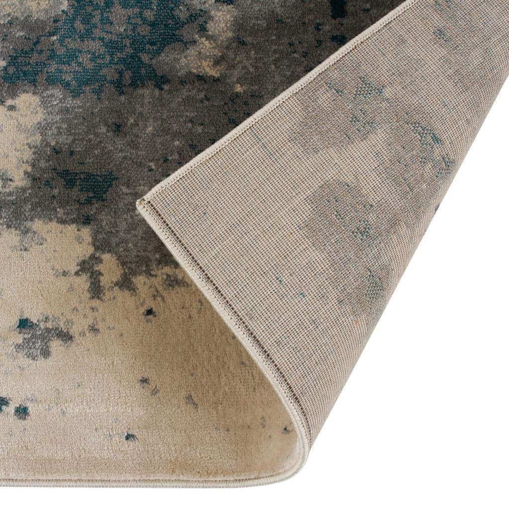 LUXE WEAVERS Abstract Blue 8x10 Area Rug