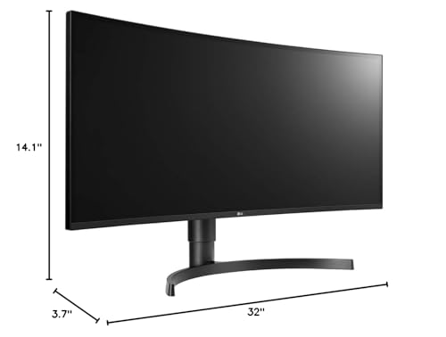 LG 34'' 34BL85C-B IPS QHD UltraWide™ Curved Monitor (3440x1440), with HDR10, Dynamic Action Sync, Flicker Safe, PBP & Dual Controller & MAXXAUDIO