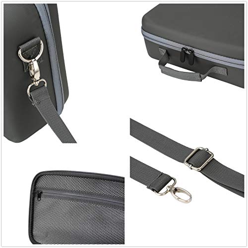 Oculus Quest 2 Case, Hard Travel Case for Oculus Quest 2 VR Gaming Headset Elite Strap and Controller Accessories Protective Storage Case with Shoulder Strap