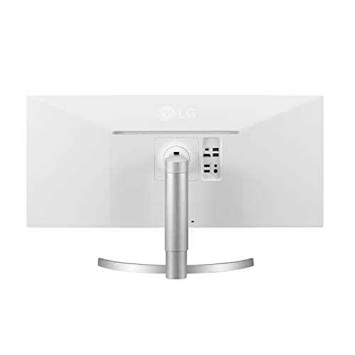 LG 34WL850-W 34 inch 21: 9 UltraWide QHD Nano IPS Monitor with Thunderbolt 3, Silver/White