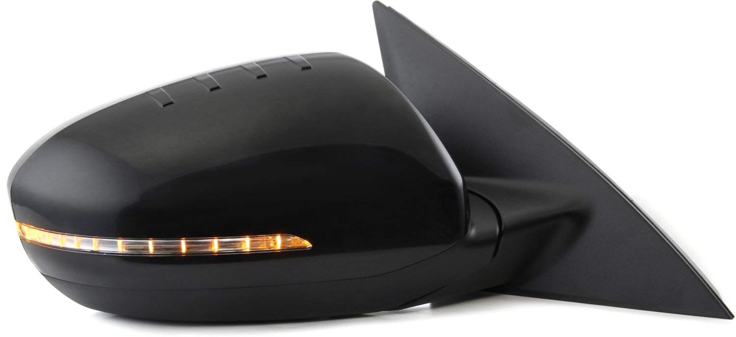 Kool Vue Driver & Passenger Side Power Heated Mirrors for Kia Optima 2012-2013 Power Fold With Signal Light Paintable USA Built Vehicle