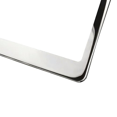 KA LEGEND Datsun Customized Personalized Laser Engraved Etched Black Lettering T304 Stainless Steel License Plate Frame Holder Front Or Rear Bracket with Aluminum Screw Cap
