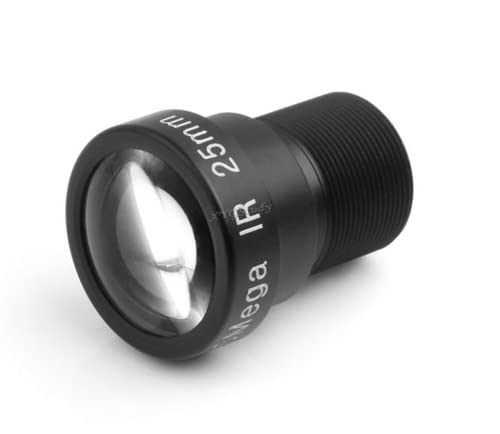 XYGStudy M12 Long Focal Length Lens, 5MP, 25mm Focal Length, Large Aperture, Compatible with Raspberry Pi Camera M12 (WS0202505)