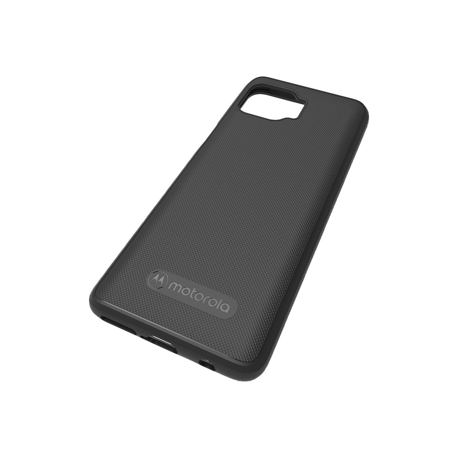 Motorola Moto One 5G, One 5G UW Protective Case- Black - precision fit shock absorbing cases for enhanced phone Grip, style, drop protection for your device