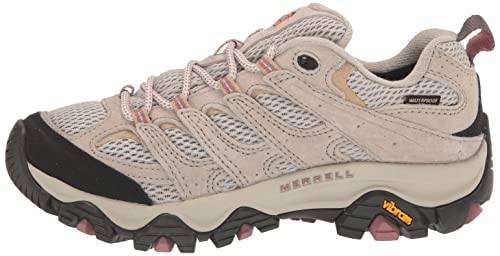 Merrell Women's Moab 3 Waterproof Hiking Shoe, Aluminum, 8