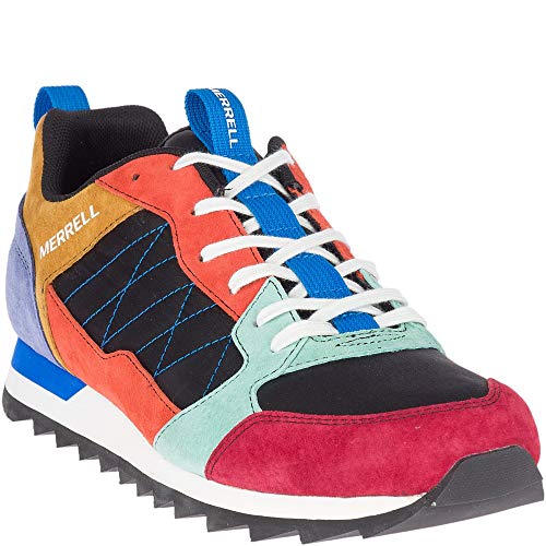 Merrell® Alpine Sport Sneakers for Men – Leather and Nylon Construction – Lightweight EVA Midsole Sport Multi 12 M