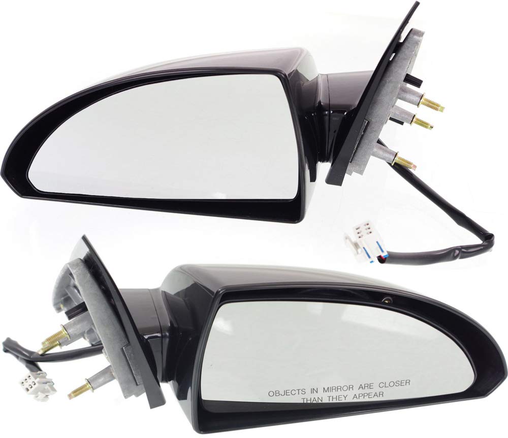 Kool Vue Left & Right Power Heated Door Mirrors Compatible With Chevrolet Impala 2006-2013 Paintable Pair