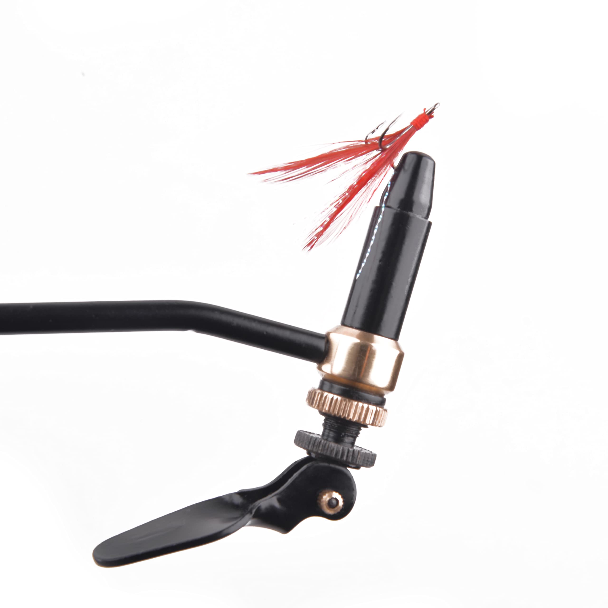 Rotary Fly Tying Vise, 360°Rotating Fishing Vise Clamp Practical Jig Tying Vise Fly Tying Tool for Jigs and Teasers