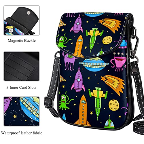 Small Crossbody Bag Rocket Cell Phone Purse Wallet