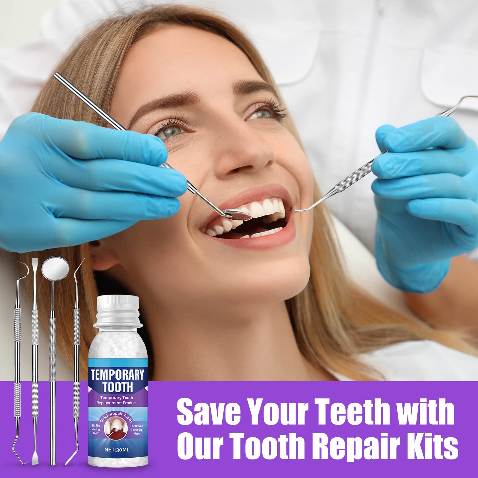 Tooth-Repair-Kit Moldable-False-Teeth-for-Temporary-Tooth-Repair Fake-Teeth- Replacement-Kit-for-Confident-Smile