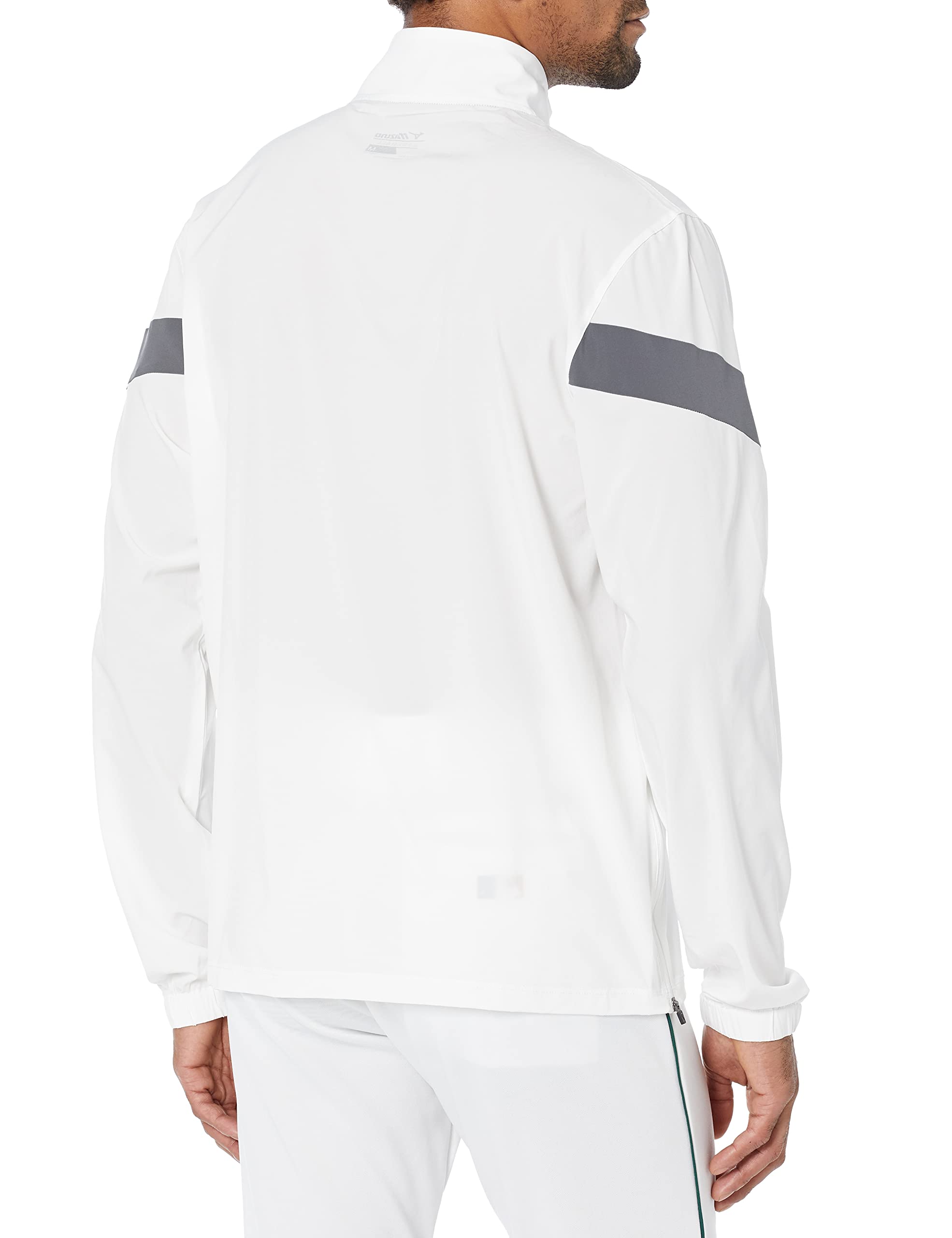 Mizuno Long Sleeve Hitting Jacket, White-Shade, Large