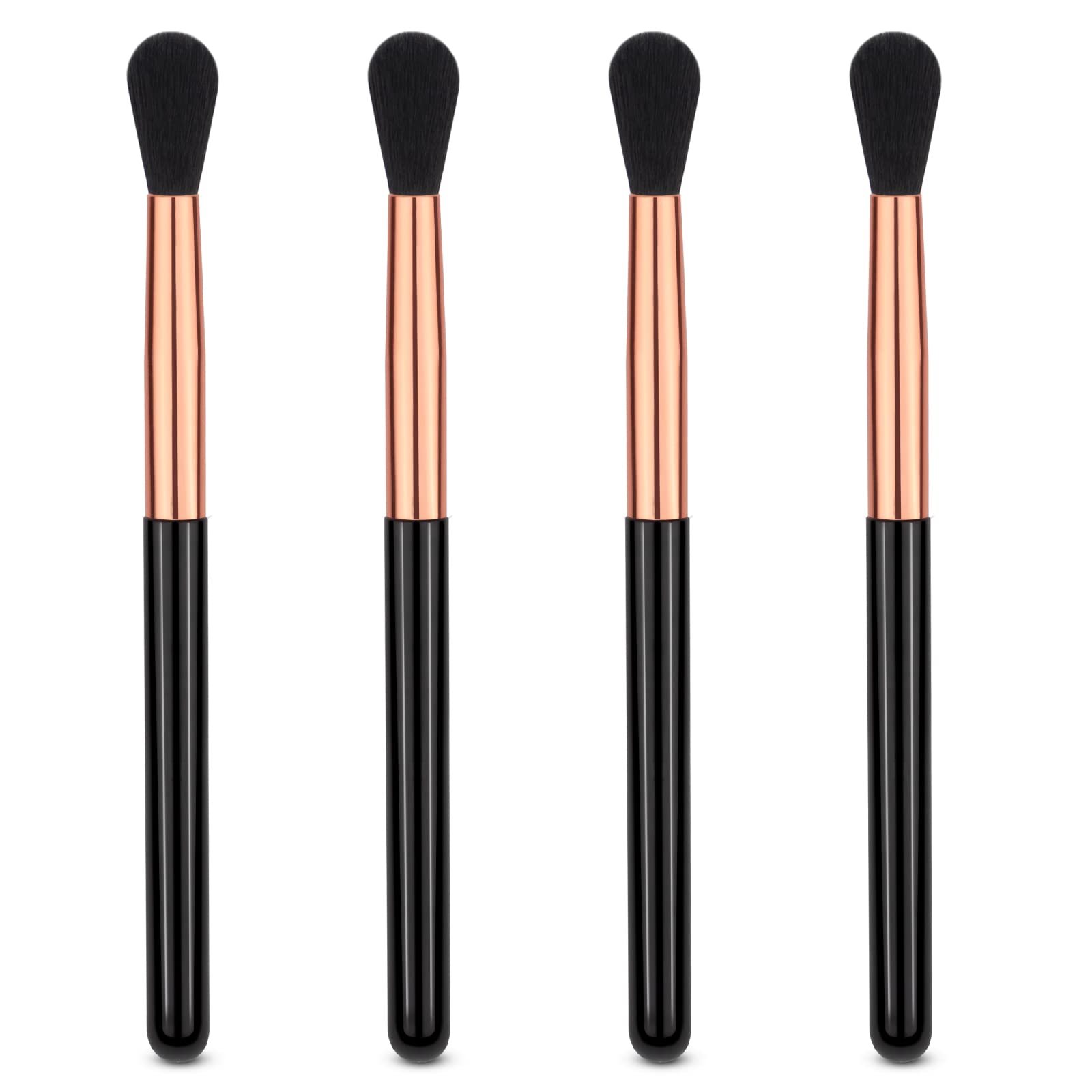 Uorpoto Fluffy Eyeshadow Lash Makeup Brush 4Pcs for Eyelash Extension Cleaning and Eye Shadow Blending Brushes Set