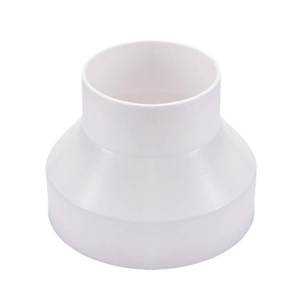 LEAK FREE 6"-4" Reducer Adapter for 6" AC Infinity Inline Fan (2 Pack)