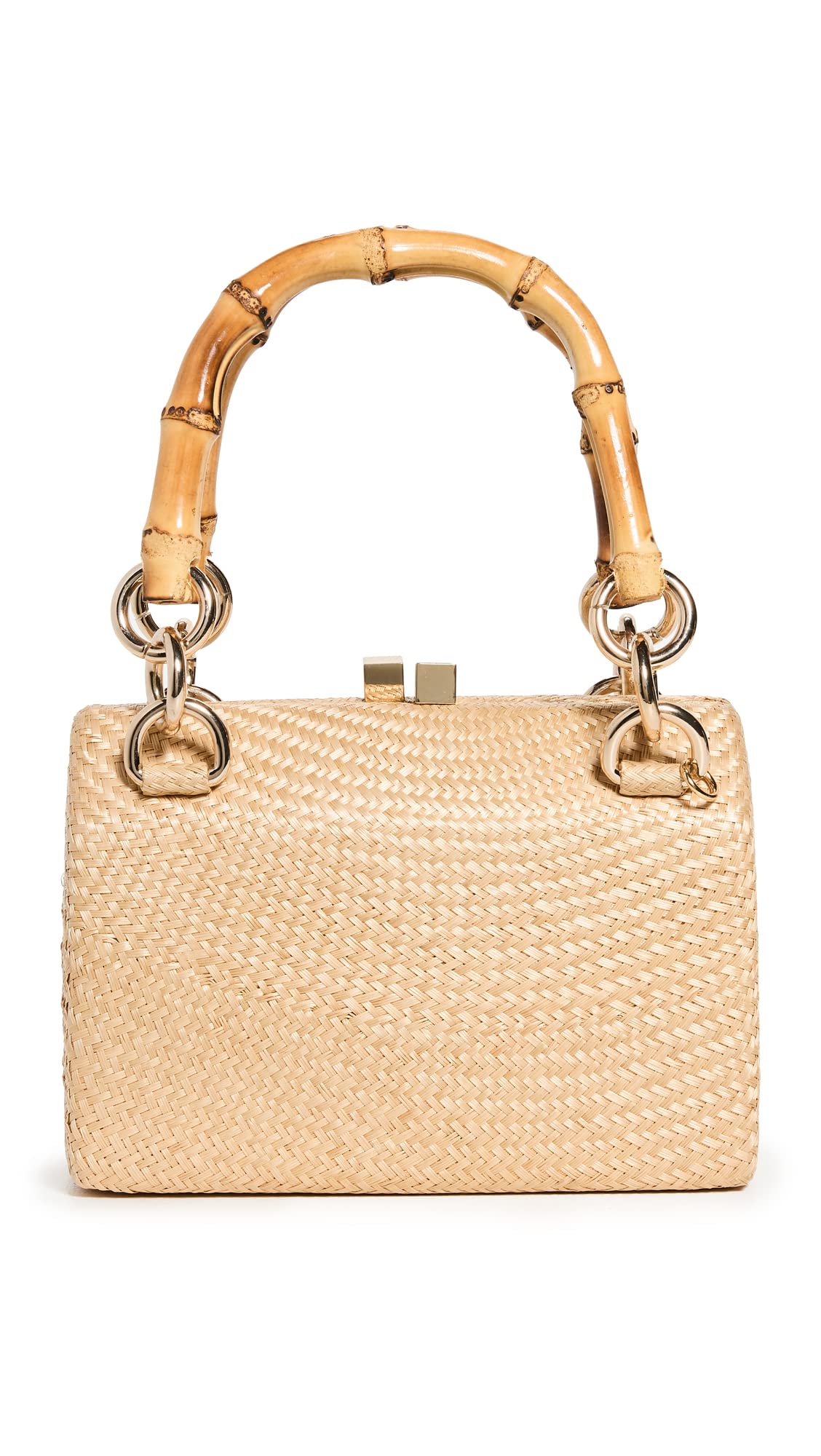 Serpui Marie Women's Little Church Bun Bag, Toast, Tan, Off White, One Size
