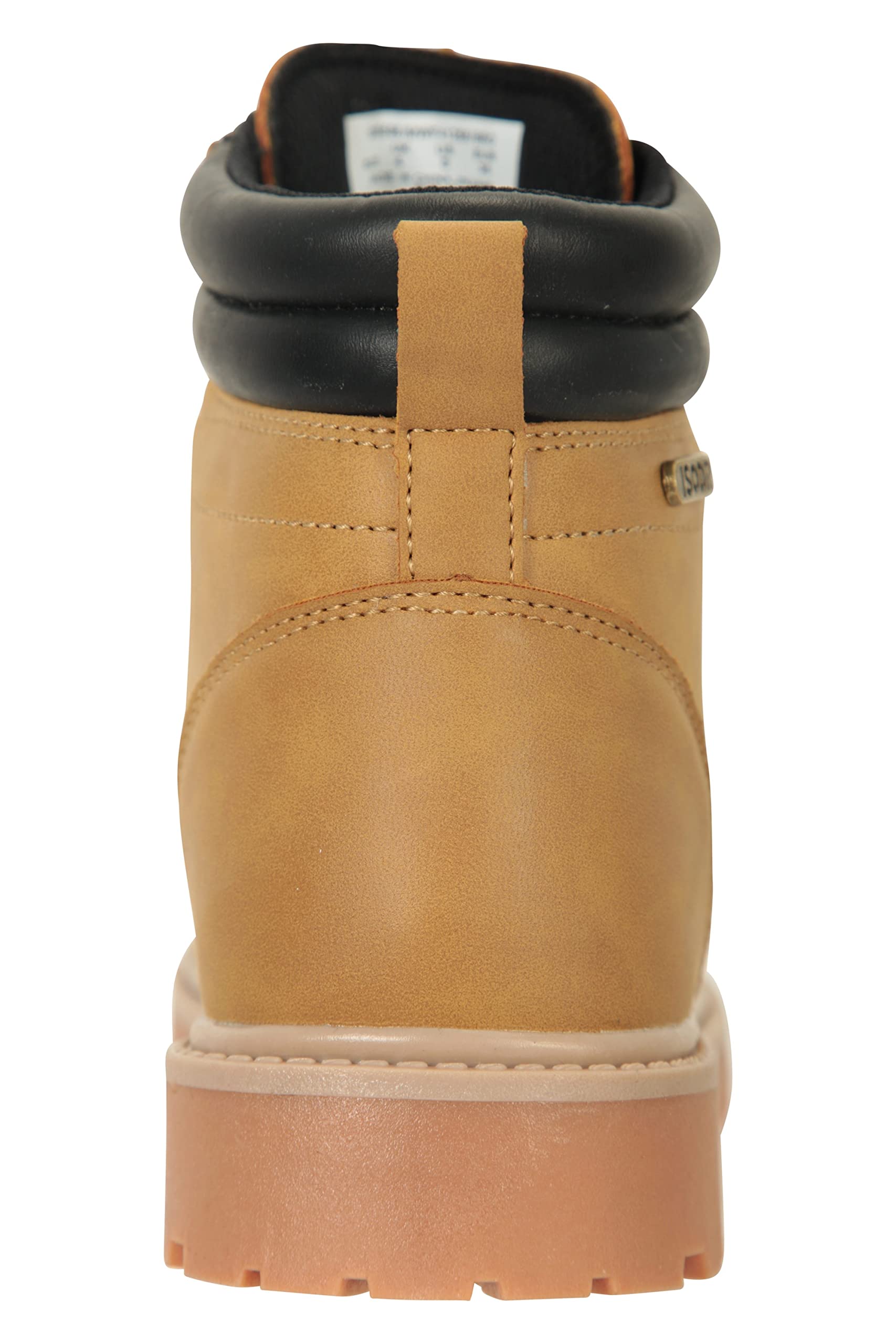 Mountain Warehouse Casual Kids Waterproof Boots - Nubuck Leather Brown Kids Shoe Size 1 US