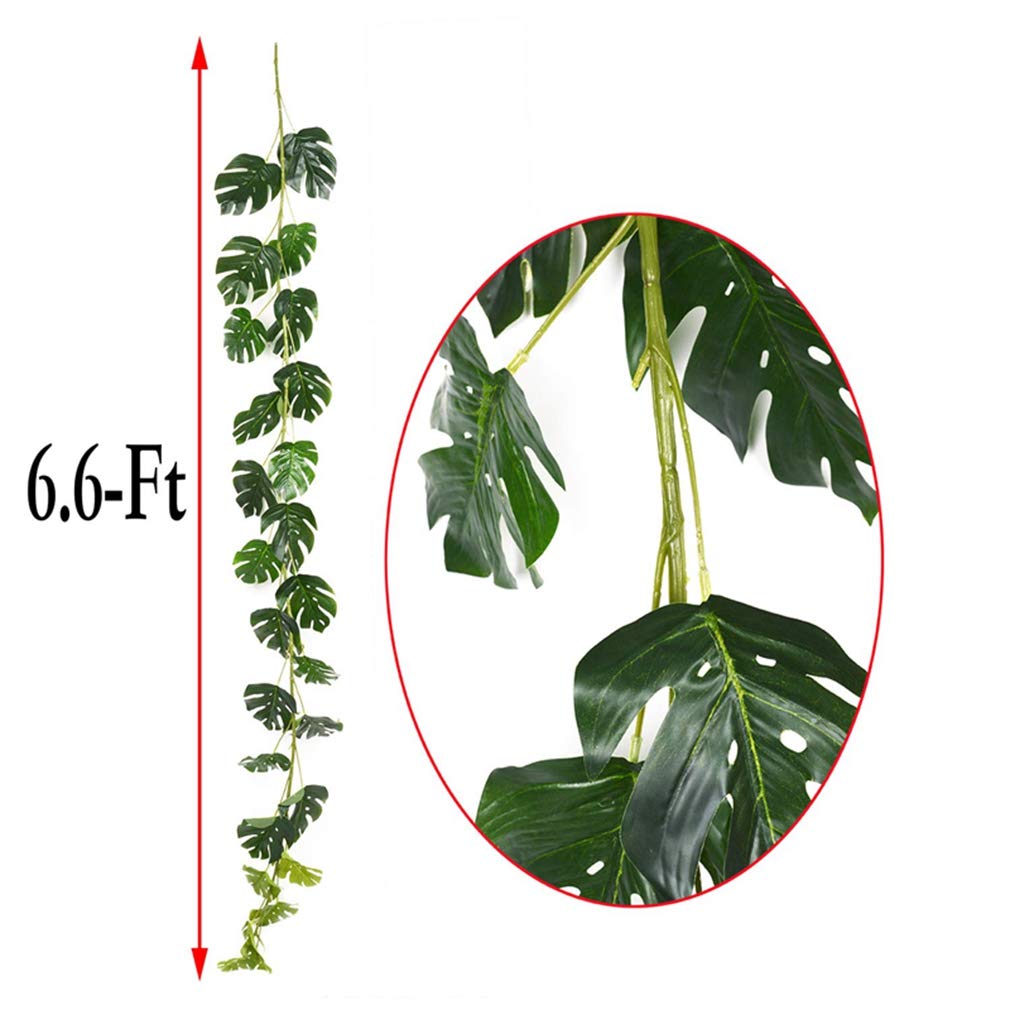 LZIYAN Artificial Leaf Rattan, Wall-Mount Plant Garland Garden Partition Decoration for Home Office