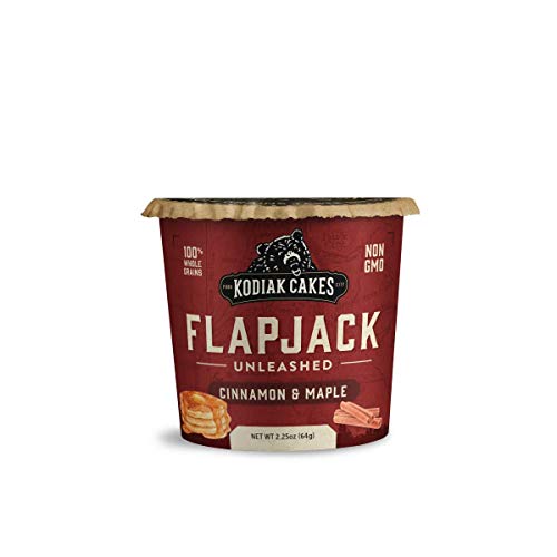 Kodiak Cakes Unleashed Flapjack On The Go Baking Mix, Cinnamon and Maple, 2.25 Ounce