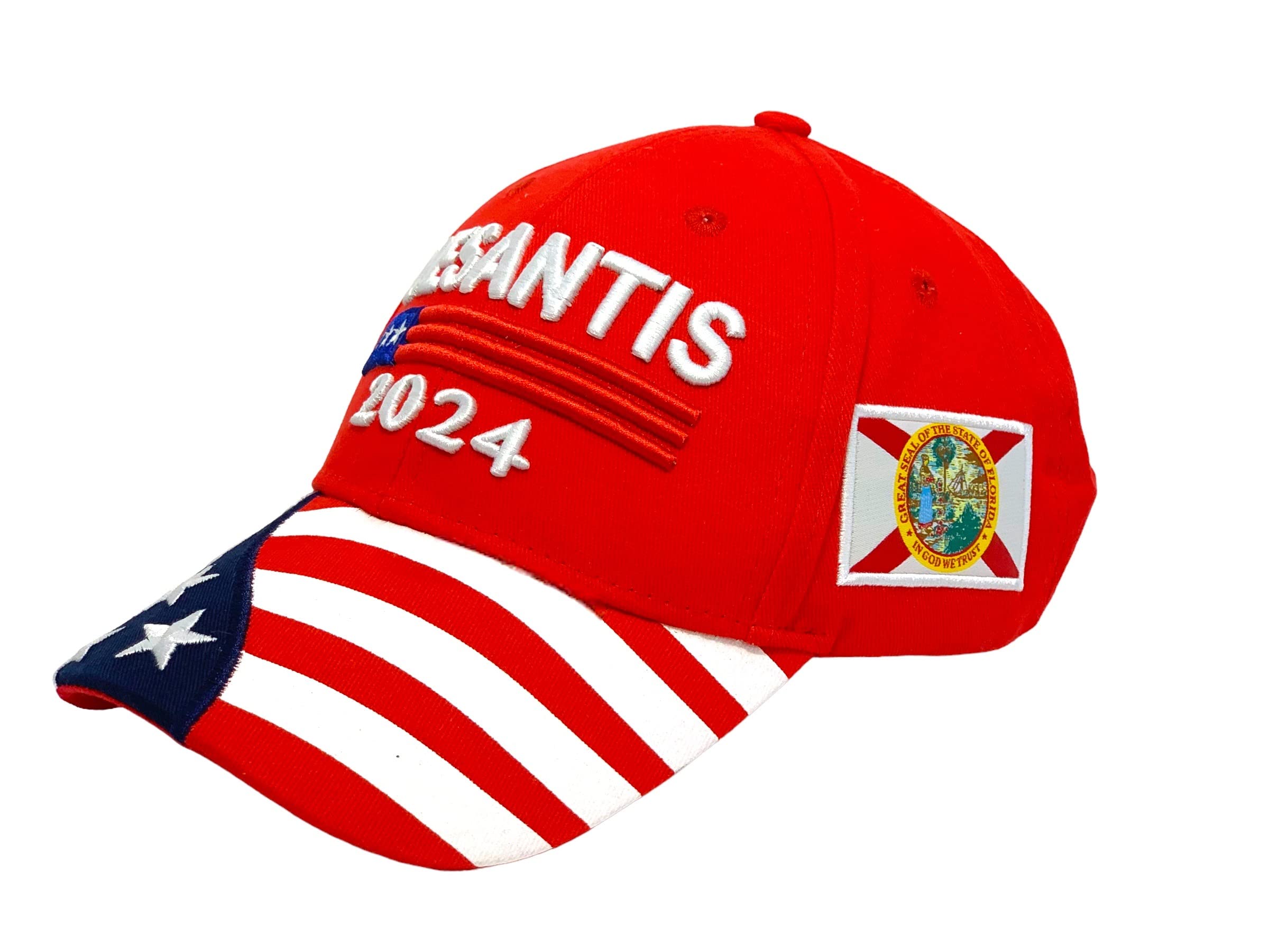 Ron Desantis 2024 Hat Make America Florida Flamingo Election Cap Men Women Adjustable Dad Sun Summer Golf Trucker Hat