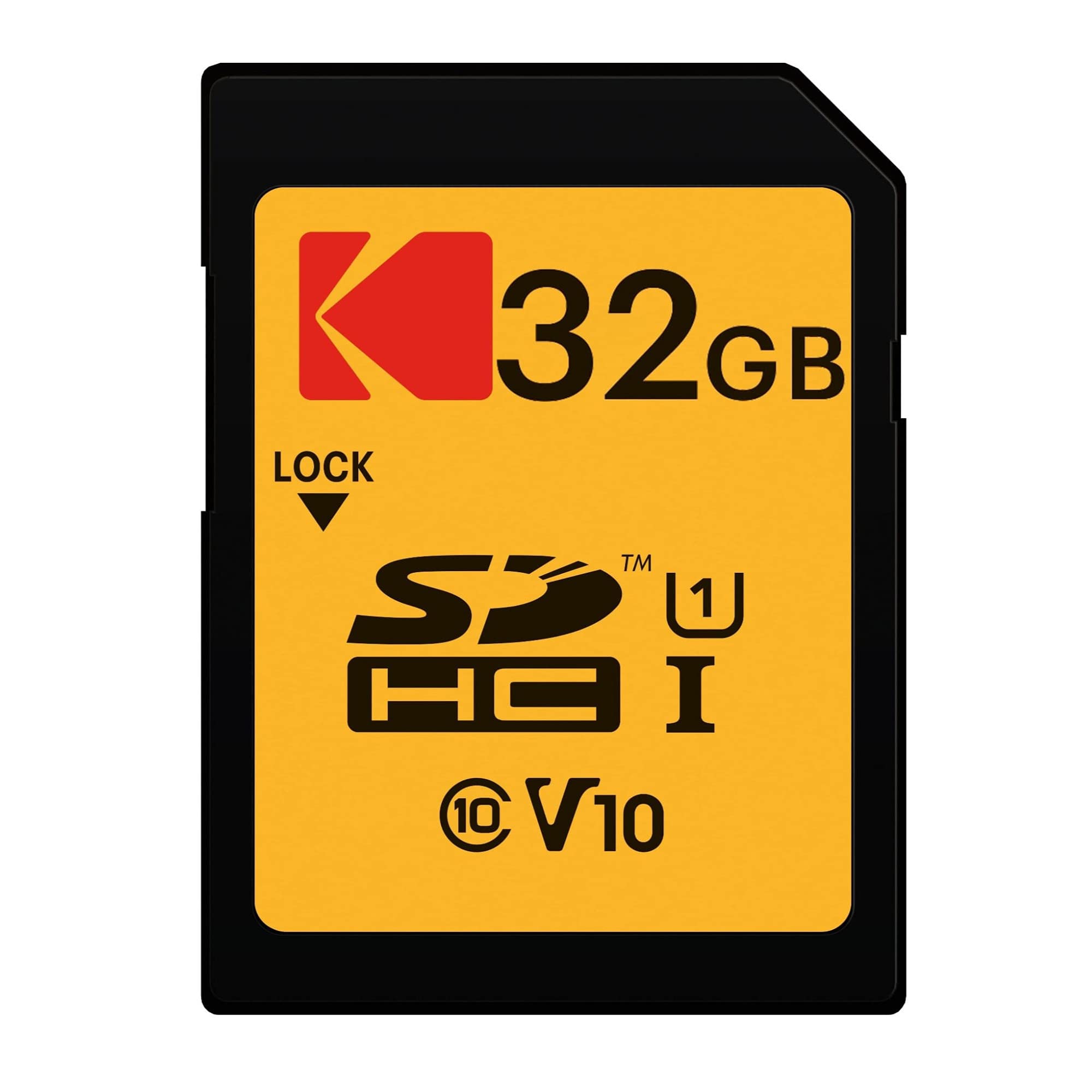 Kodak 32GB Class 10 UHS-I U1 SDHC Memory Card (3-Pack) Bundle with All-in-One USB Card Reader (4 Items)