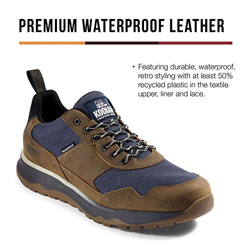 Kodiak Men's Low-Cut Skogan Waterproof Hiking Shoe, Gold/Blue, 11