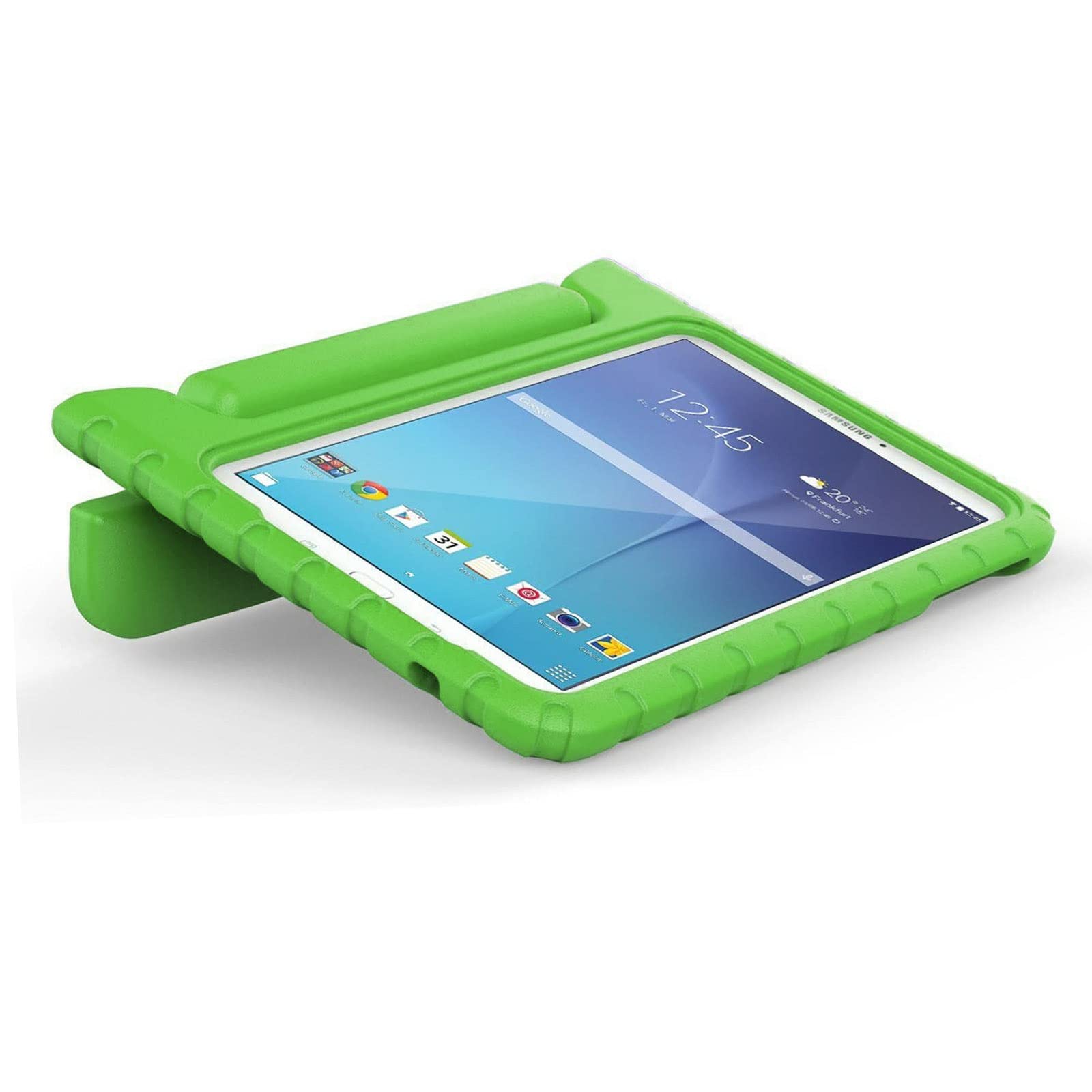 Viahoo Kids Case Cover for Samsung Galaxy Tab E 9.6-inch Released 2015 Tablet (SM-T560/T561/T565/SM-T567V) Kids Proof & Shockproof Foam Cover Protective Case Lightweight Durable, Green