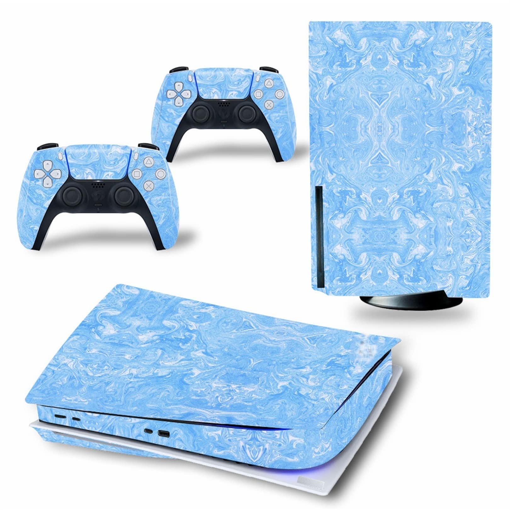 Top factory BUCEN for PS5 Skin Disc Edition & Digital Edition Console and Controller Vinyl Cover Skins Wraps Scratch Resistant, Compatible with for PS5 352664 Anti Scratch (Size : Digital Edition)