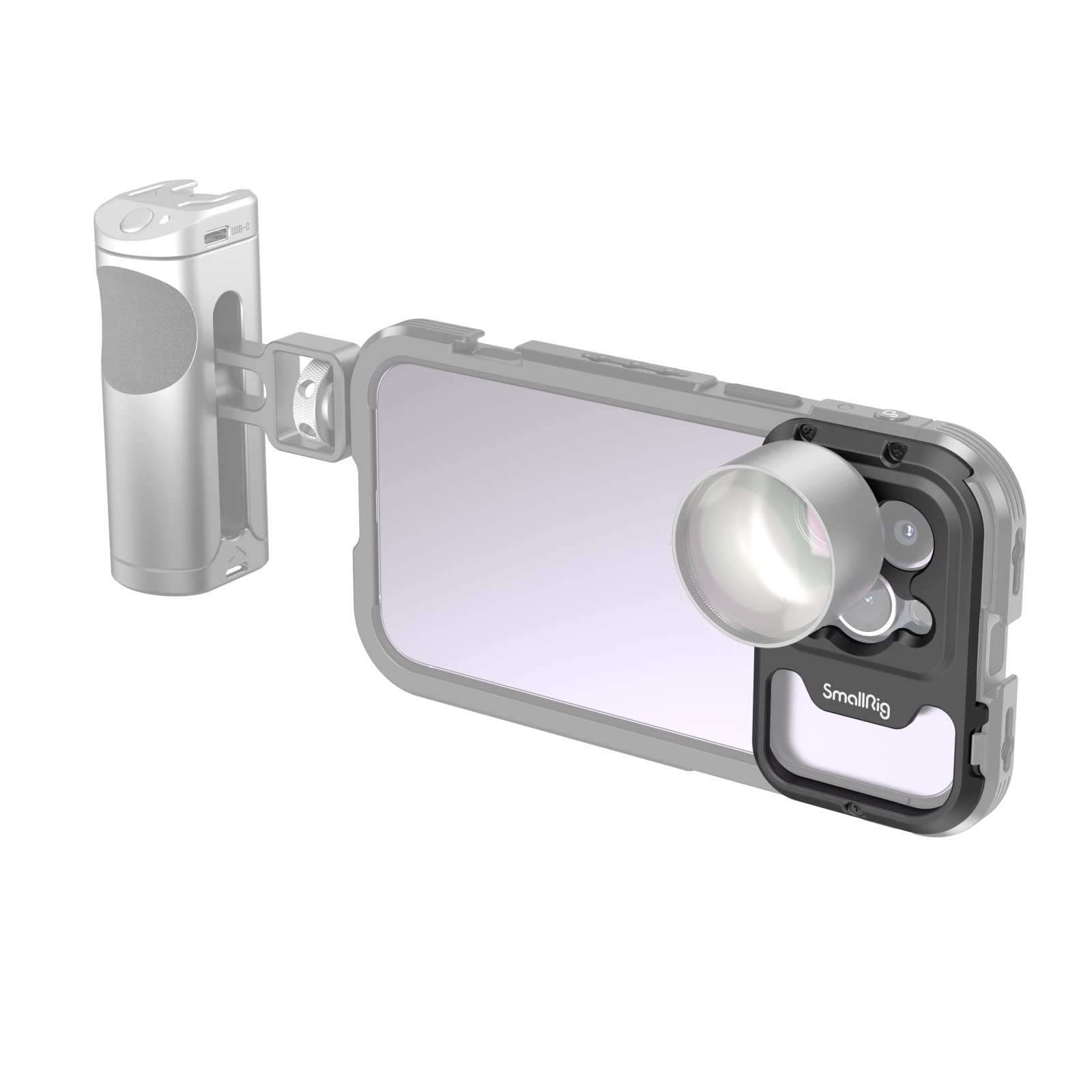 SmallRig 17mm Threaded Lens Backplane for iPhone 14 Pro Max, Aluminum Alloy Lens Backplane Sturdy and Wear-Resistant, Lens Backplane Only for SmallRig Mobile Video Cage 4077 4078 4099