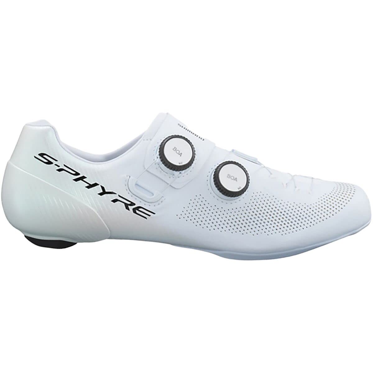 SHIMANO RC903 S-PHYRE Wide Cycling Shoe - Men's White, 45.0