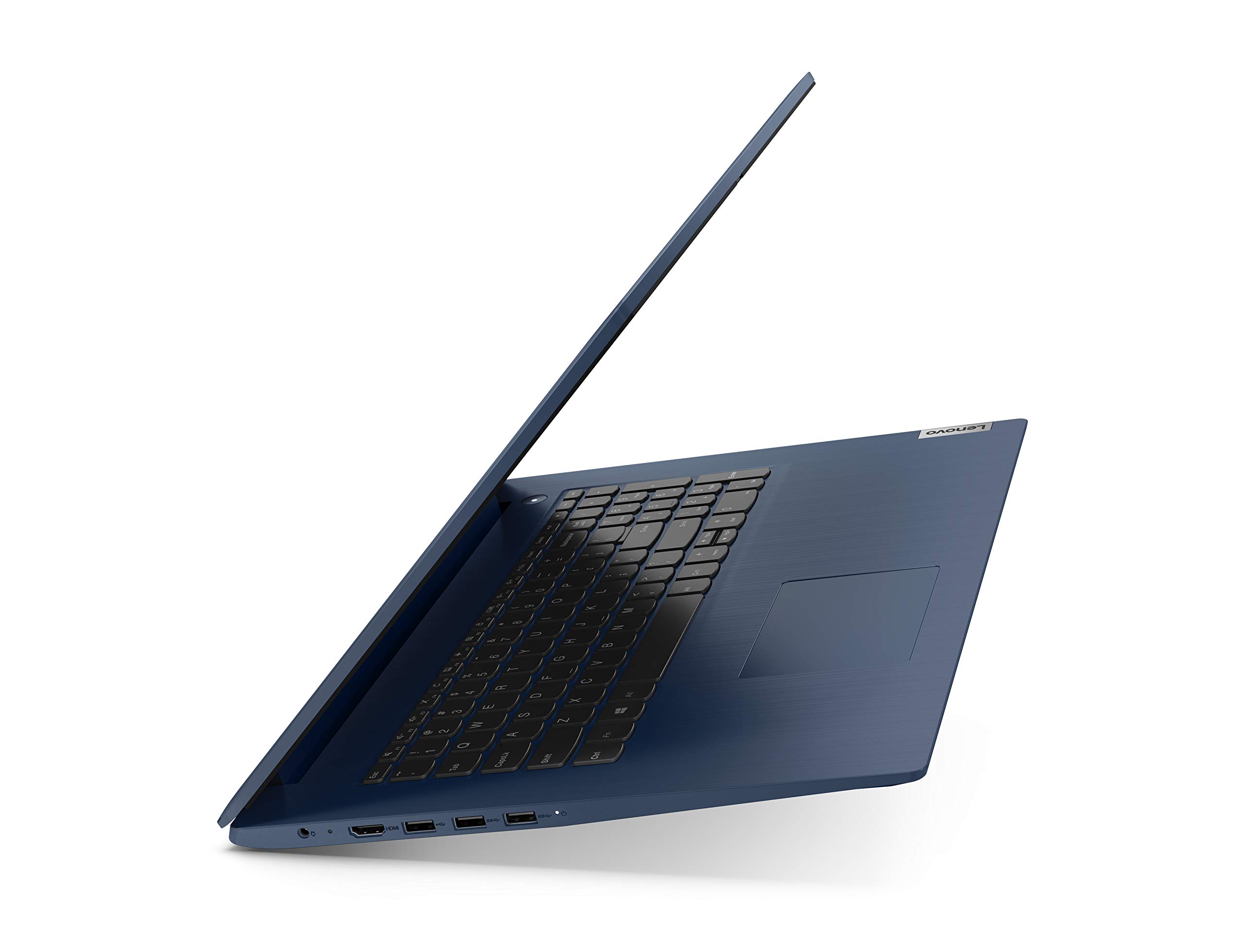 Lenovo IdeaPad 3 17.3" HD+ LED Backlit Display Laptop, Intel Core i5-1035G1 Processor, 8GB RAM, 256GB SSD, HDMI, WiFi, Bluetooth, Webcam, Windows 10, Abyss Blue, W/IFT Accessories