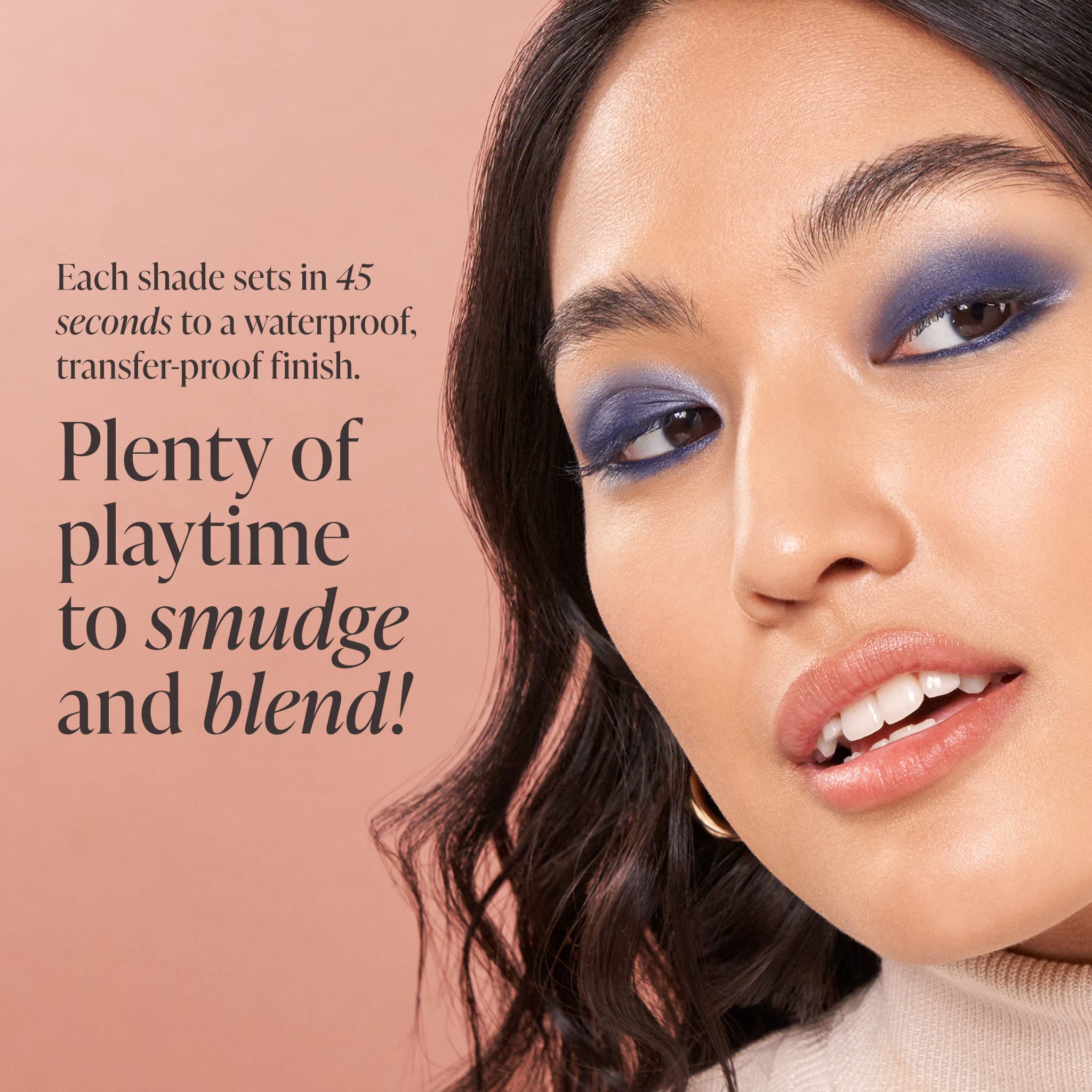 Mally Beauty Evercolor Eyeshadow Stick Trio - Deep Blues - Waterproof and Crease-Proof Formula - Easy-to-Apply Buildable Color - Cream Shadow Stick - Matte and Shimmer Finish