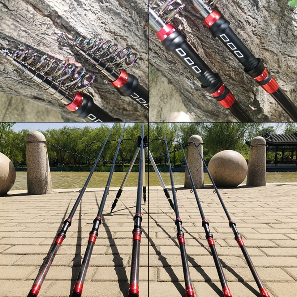 SEACHASER 3.0m Mini Ultra-Short Fast Telescopic Fishing Rod Long-Range Sea Rod Ceramic Ring Trout carp Spinning Rod