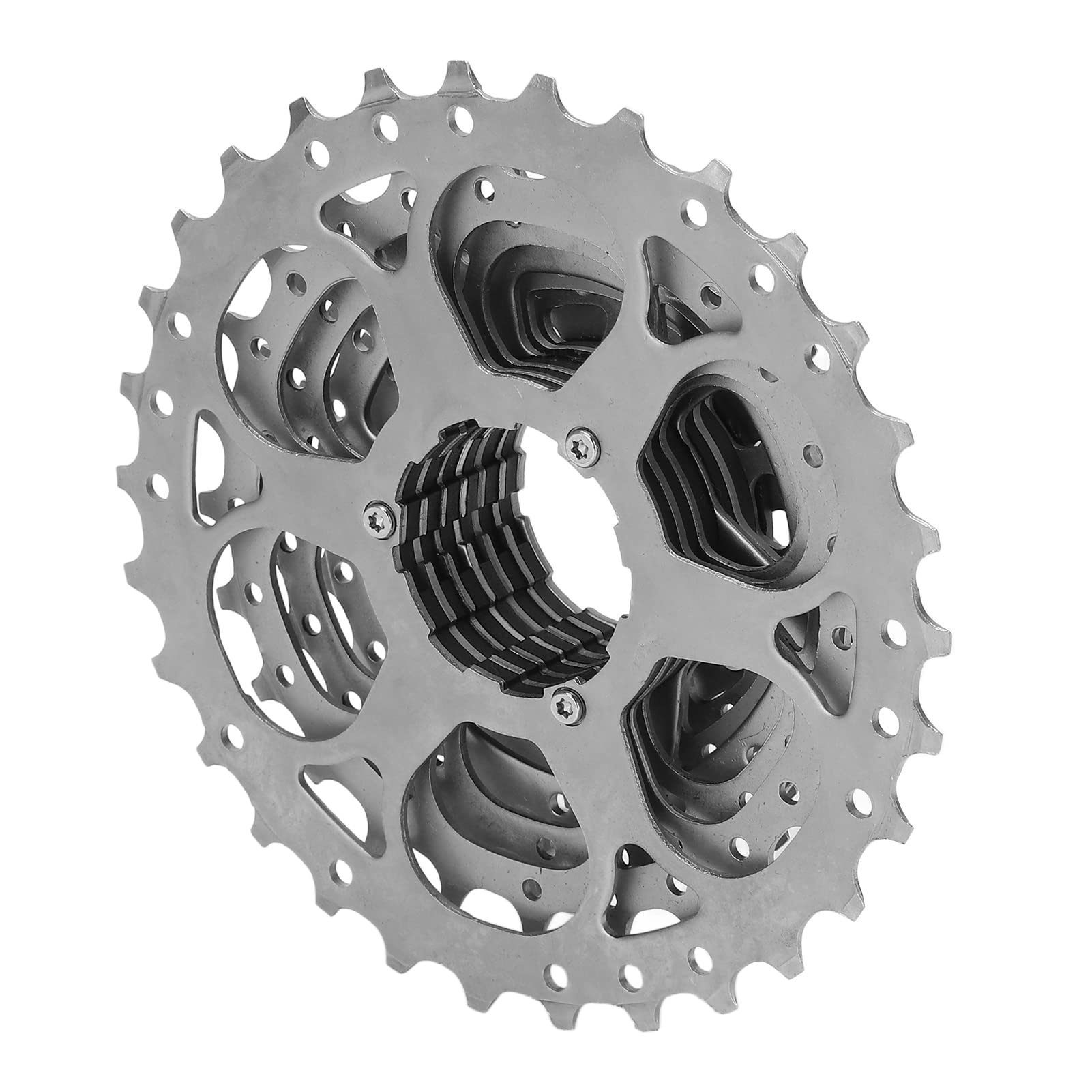 Road Bike Freewheel, Runs Smoothly Weight Reduction Anti Rust Treatment Cassette Freewheel Hollow Technology for Cycling
