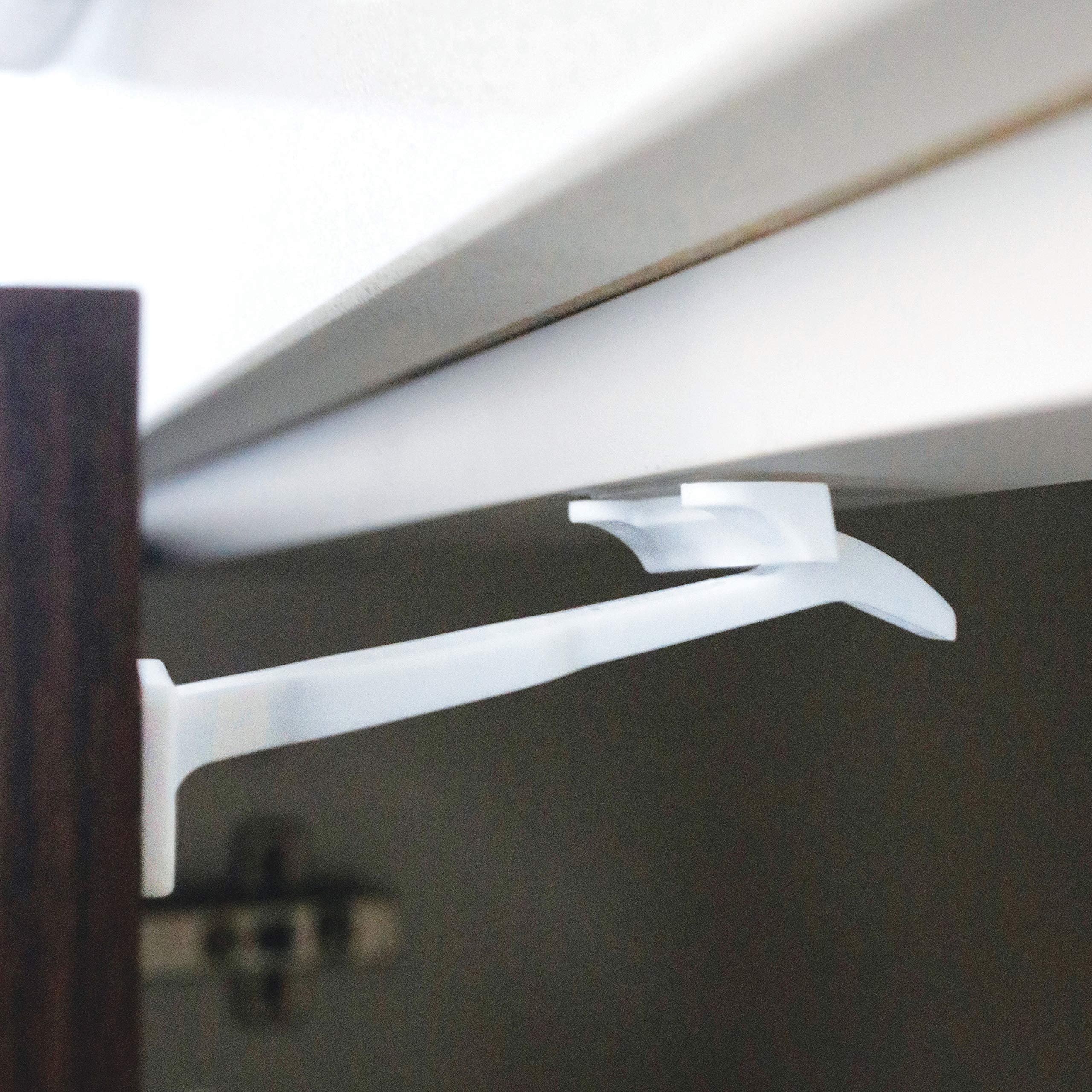 Little Chicks Baby Safety Cabinet and Drawer Locks -14 Pack of Latches - Model CK034