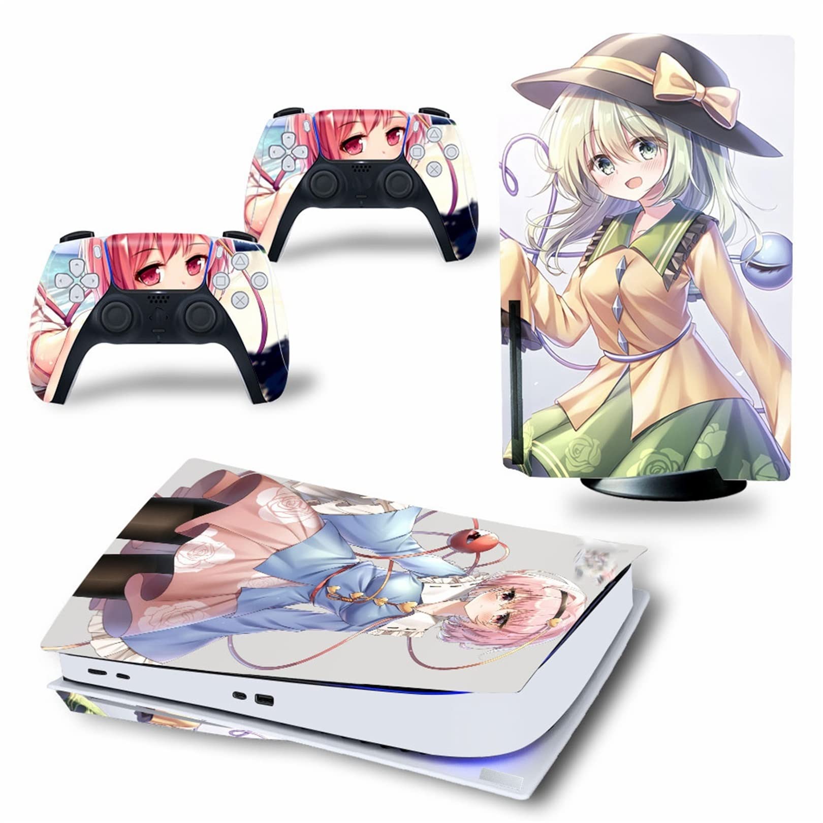 Top factory BUCEN for PS5 Skin Disc Edition & Digital Edition Console and Controller Vinyl Cover Skins Wraps Scratch Resistant, Compatible 71279 Anti Scratch (Size : Digital Edition)