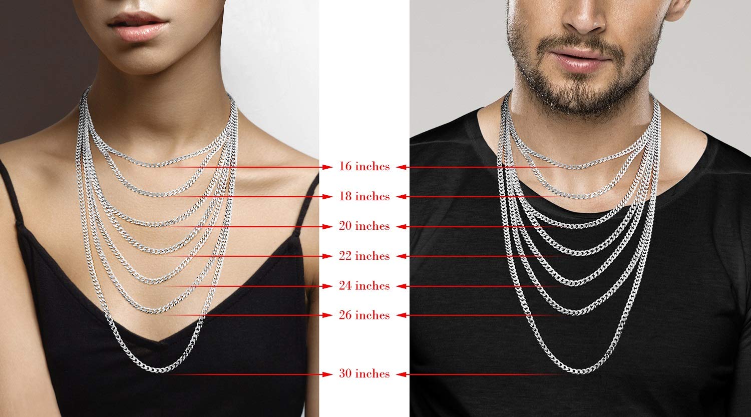 Miabella Solid 925 Sterling Silver Italian 5mm Diamond Cut Cuban Link Curb Chain Necklace for Women Men, Made in Italy (22 Inches)