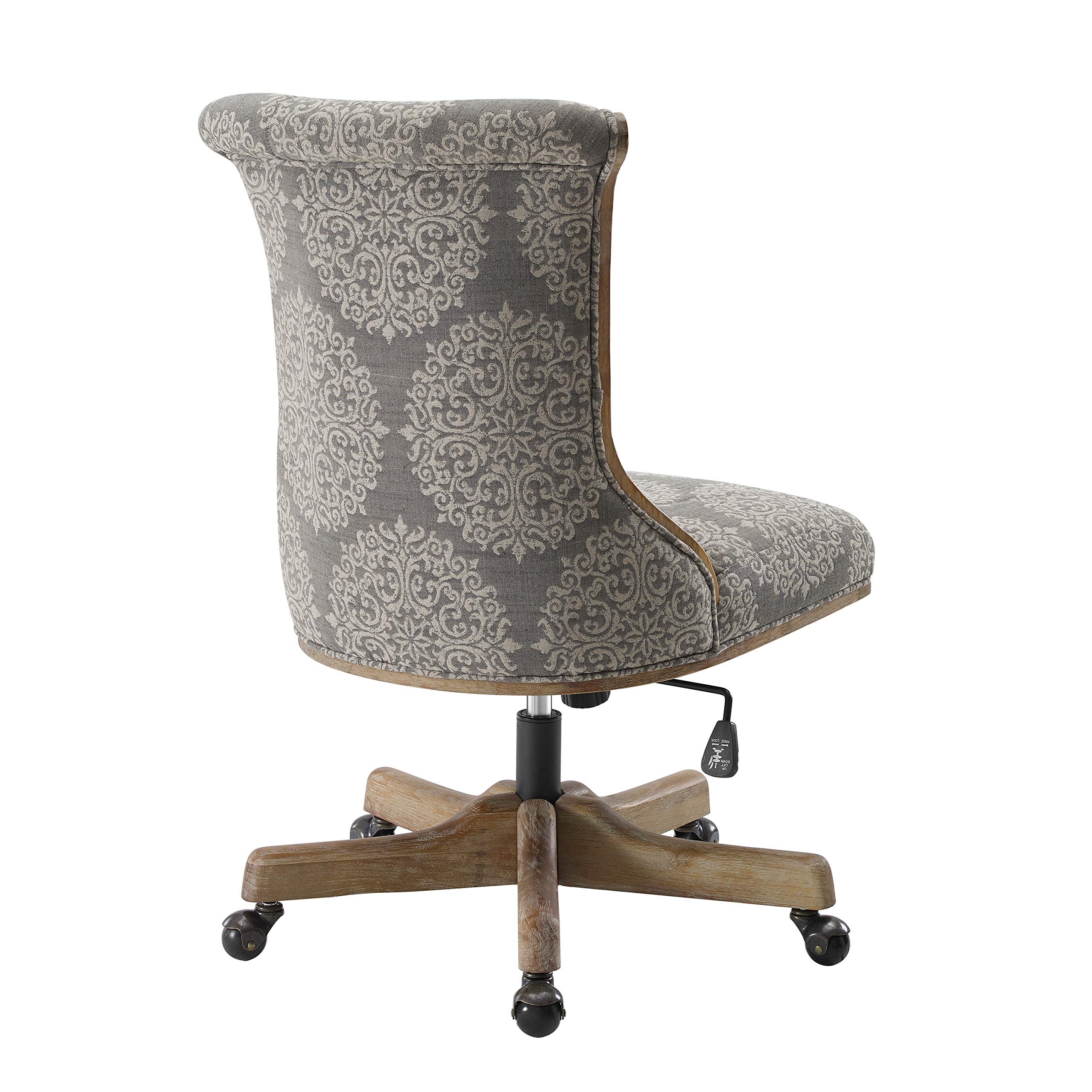 Linon Home Décor Cricket Office Chair, Grey