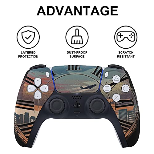 PlayStation 5 Digital edition version sticker protective cover, Right Here Waiting ps5 controller protective shell (compatible with ps5 Digital edition)