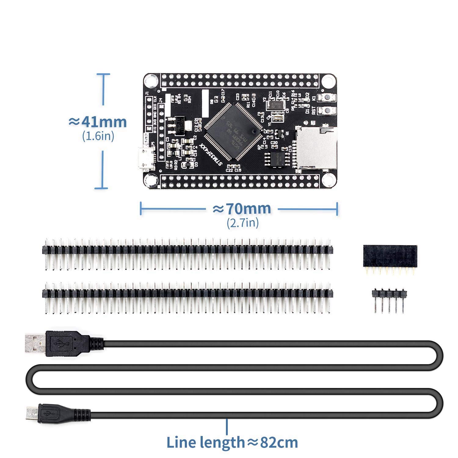 Trjgtas STM32F407VGT6 STM32 System Core Board STM32F407 Development Board F407 Single-Chip Learning Board