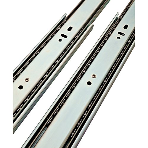 Liberty D80618C-ZP-W 18-Inch Ball Bearing Drawer Slides