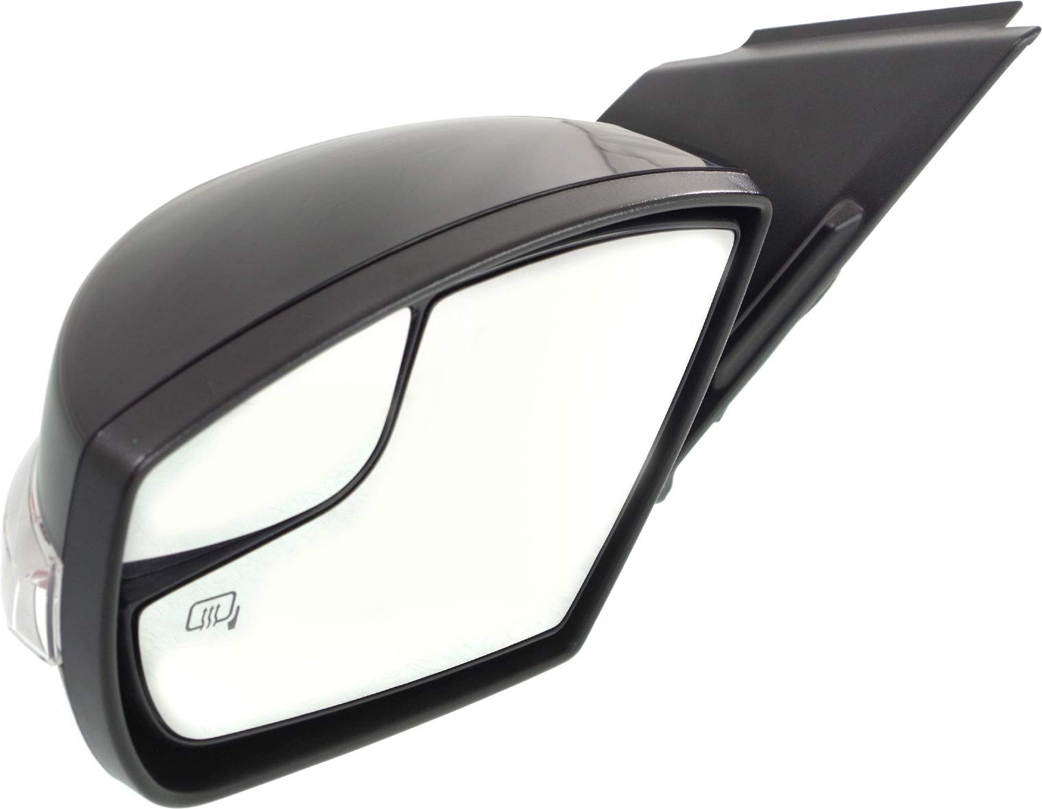 Kool Vue Driver Side Power Heated Mirror for Ford Escape 2013-2016 With Signal Light, Memory & Puddle Lamp; Without Blind Spot Light Paintable