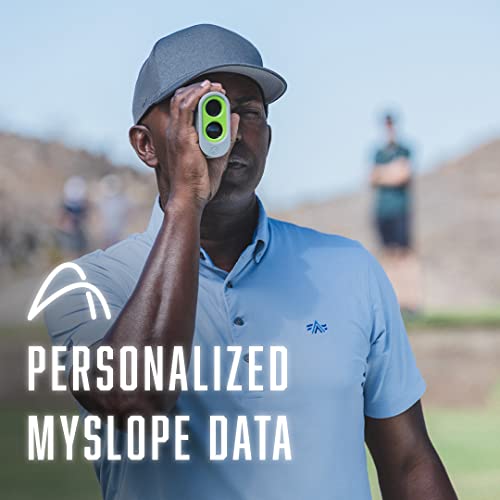 Precision Pro R1 Smart Golf Rangefinder with Slope - Golf GPS Laser Rangefinder with Magnetic Cart Mount, Bluetooth, Personalized Yardages, Rechargeable Battery & 37,000+ Courses Included