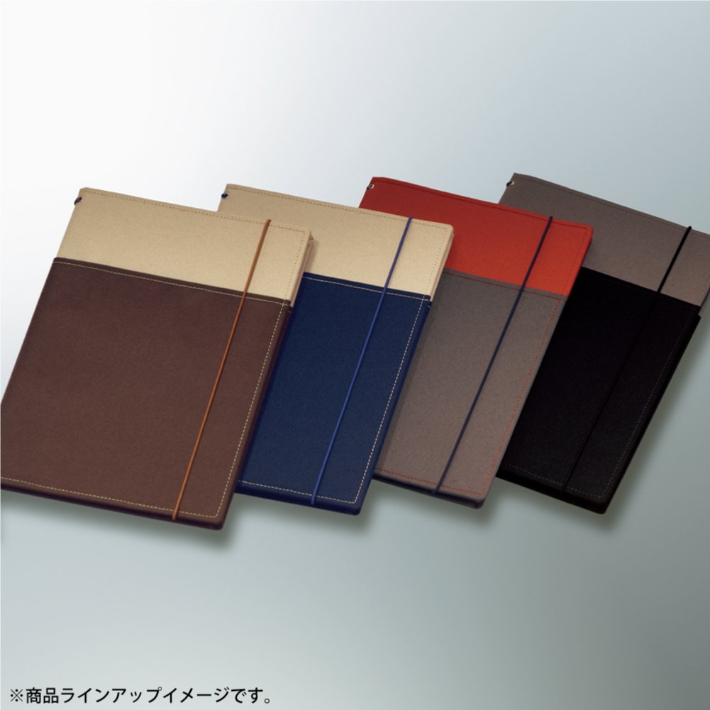 Kokuyo cover notebook systemic A5 navy blue A ruled 40 sheets Bruno -655A-4