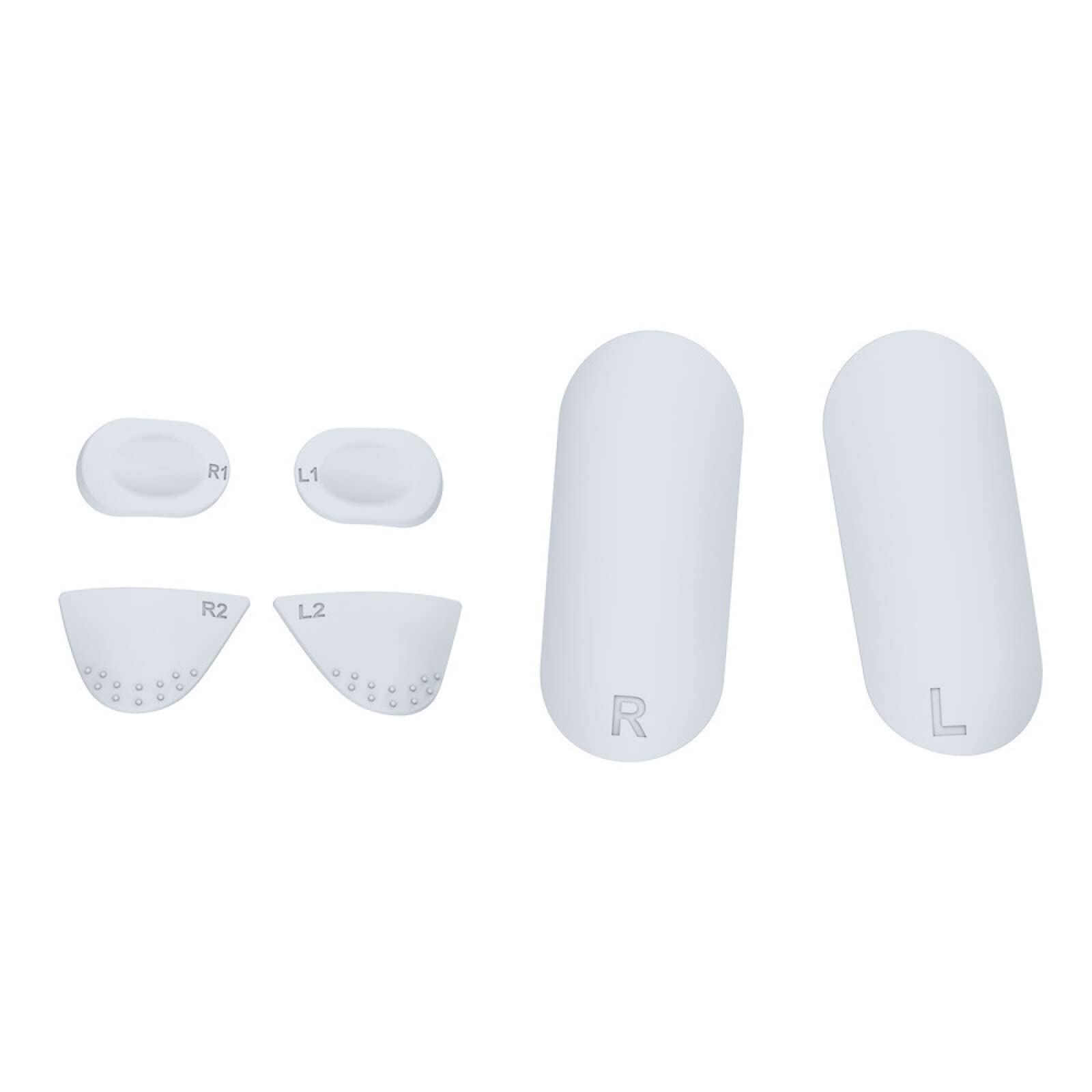 Silicone Controller Covers Set VR2 Gamepad Accessories Replacement Non-Slip for PS VR2 Grip Button Protection Dustproof Cover
